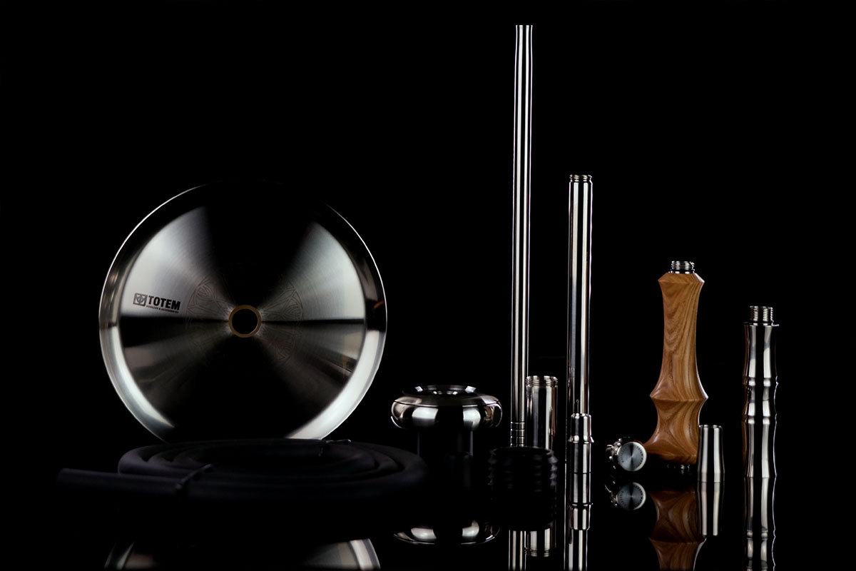 Kaljanas "Totem Hookah Evo Wood Old Wood" 52 cm - Bongai.lt